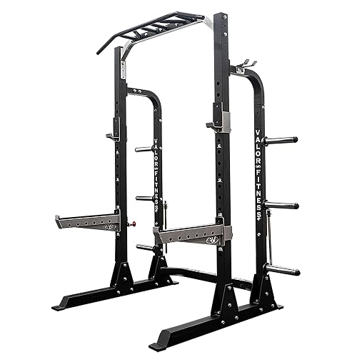 Valor Fitness Power Rack with Multi-Grip Pull Up Bar, Heavy Duty Squat ...