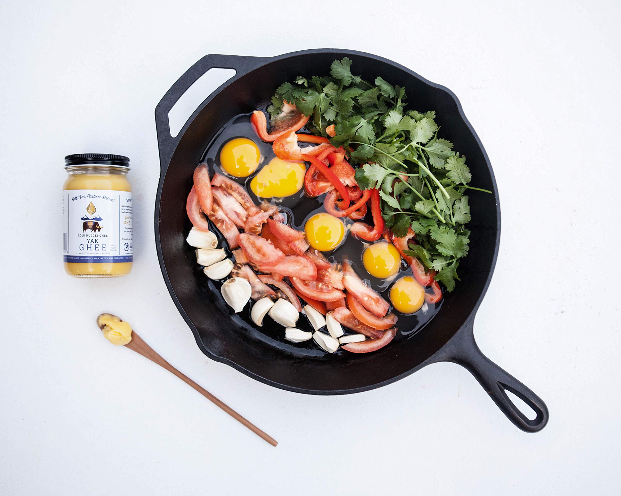 YAK GHEE A2/A2 BY GOLD NUGGET GHEE, FULL-YEAR/PASTURE-RAISED, GRASS-FED ...