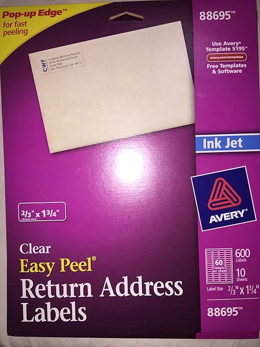 Avery 88695 Template