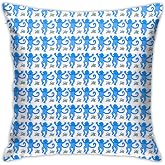 Amazon.com: Qesimlt Pink Rabbit Monkeys Pillow Case Square Soft ...