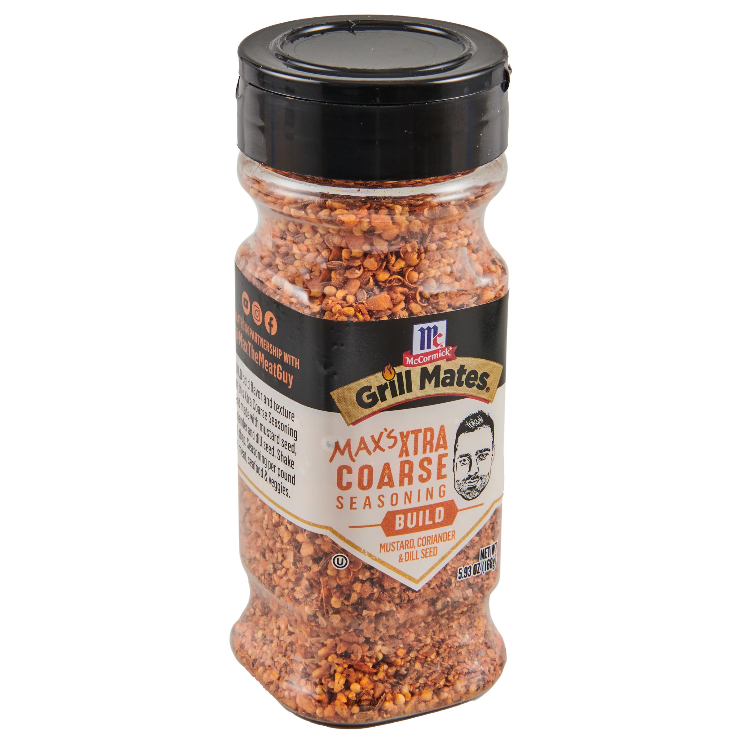 McCormick Grill Mates Max's Xtra Coarse Seasoning, 5.93 oz 24 for sale ...