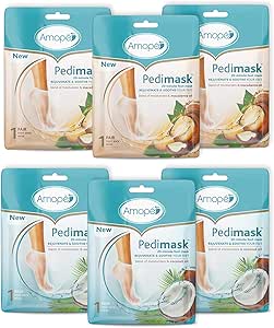 Amazon.com: Amope PediMask Kit- 20 Minute Foot Mask to Rejuvenate and ...