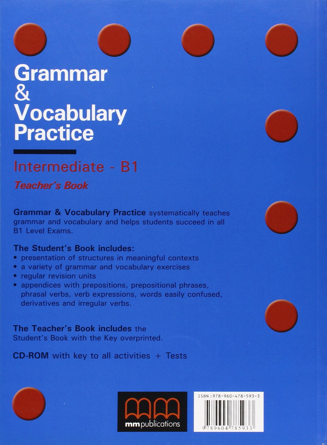 Mua GRAMMAR & VOCABULARY PRACTICE INTERMEDIATE B1 TEACHER'S BOOK trên ...