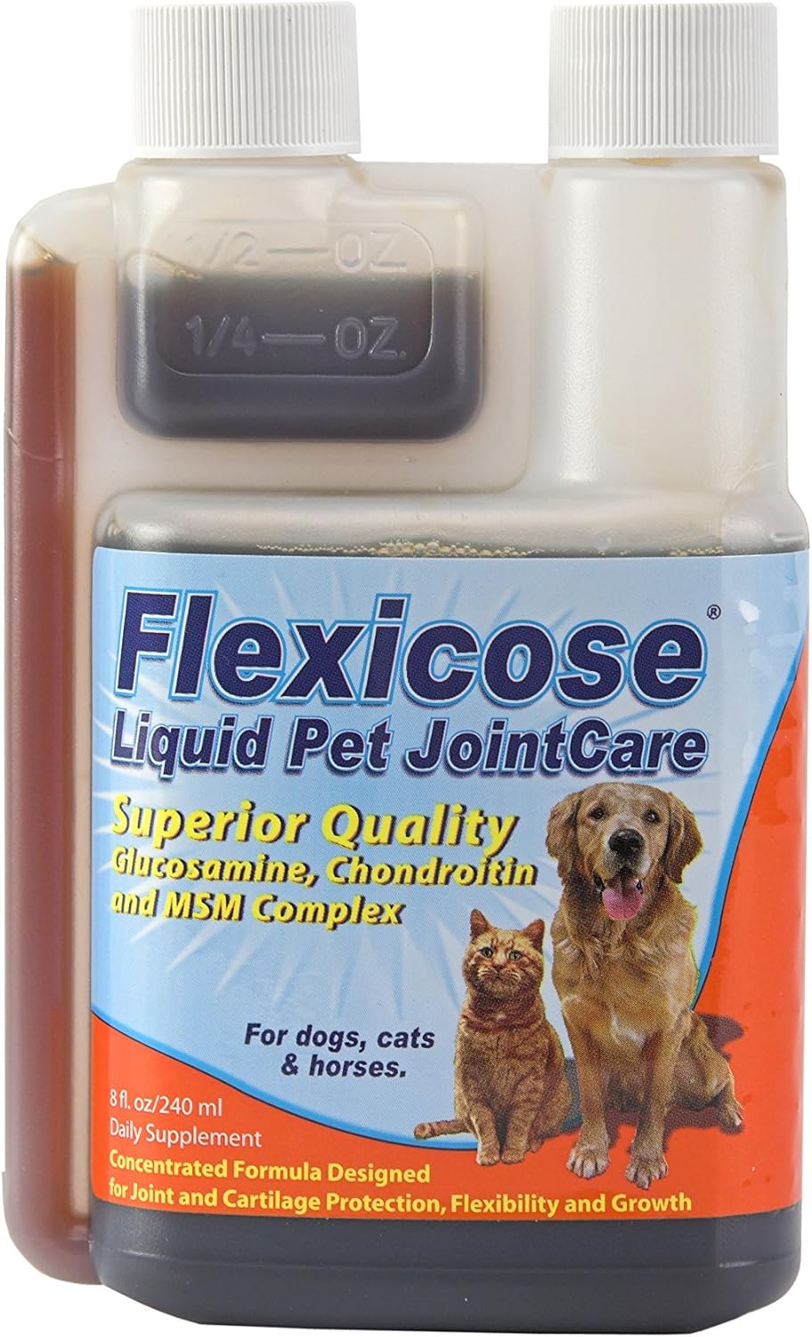 Pet Flexicose All Natural Joint Support 1 Bottle Liquid Format: Amazon ...