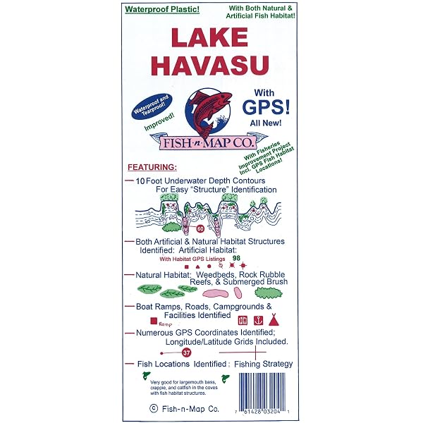 Buoy Identification Chart Lake Havasu