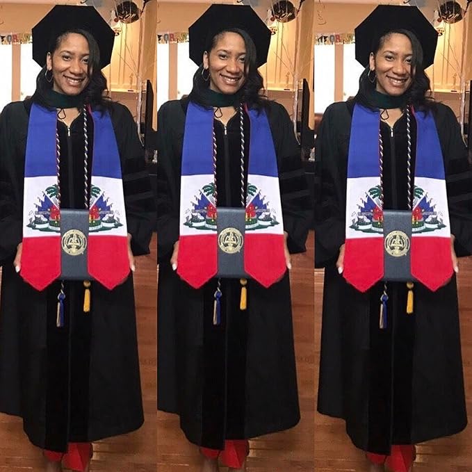 Amazon.com: "Haitian Flag" Graduation Sash/Stole: Clothing