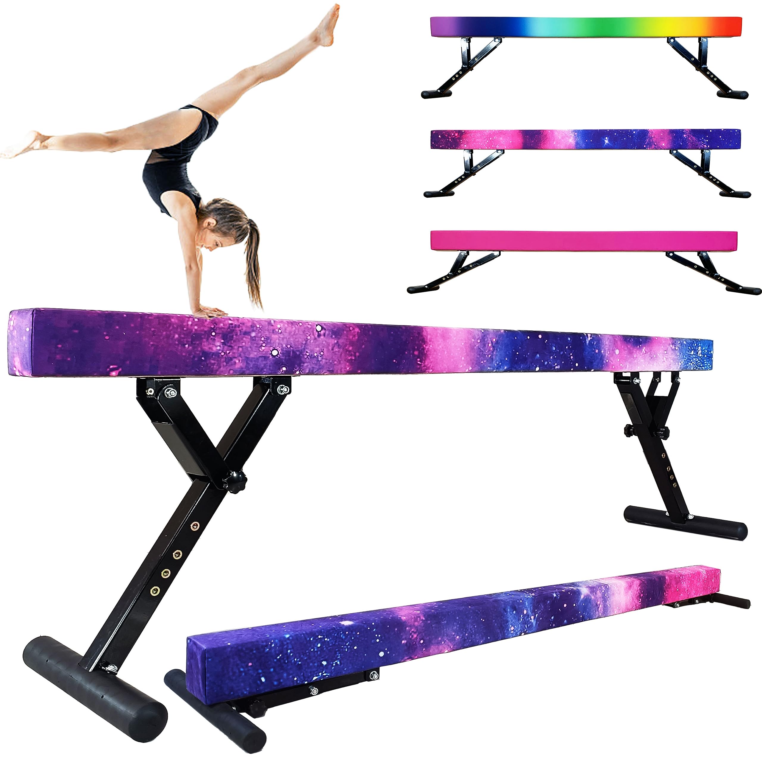 Mua Adjustable Balance Beam for Kids - 8FT gymnasitcs Beam - high and ...