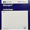 Amazon.com: Monoject Oral Syringe 3ml Clear - Box of 100 : Health ...