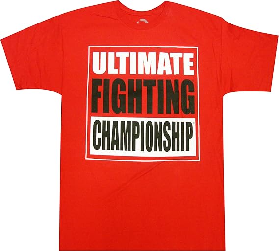 Amazon.com: UFC Ultimate Fighting Championship Adult T-Shirt (Large ...