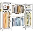 Amazon.com: Ulif E7 Heavy Duty Garment Rack, Clothes Organizer and ...