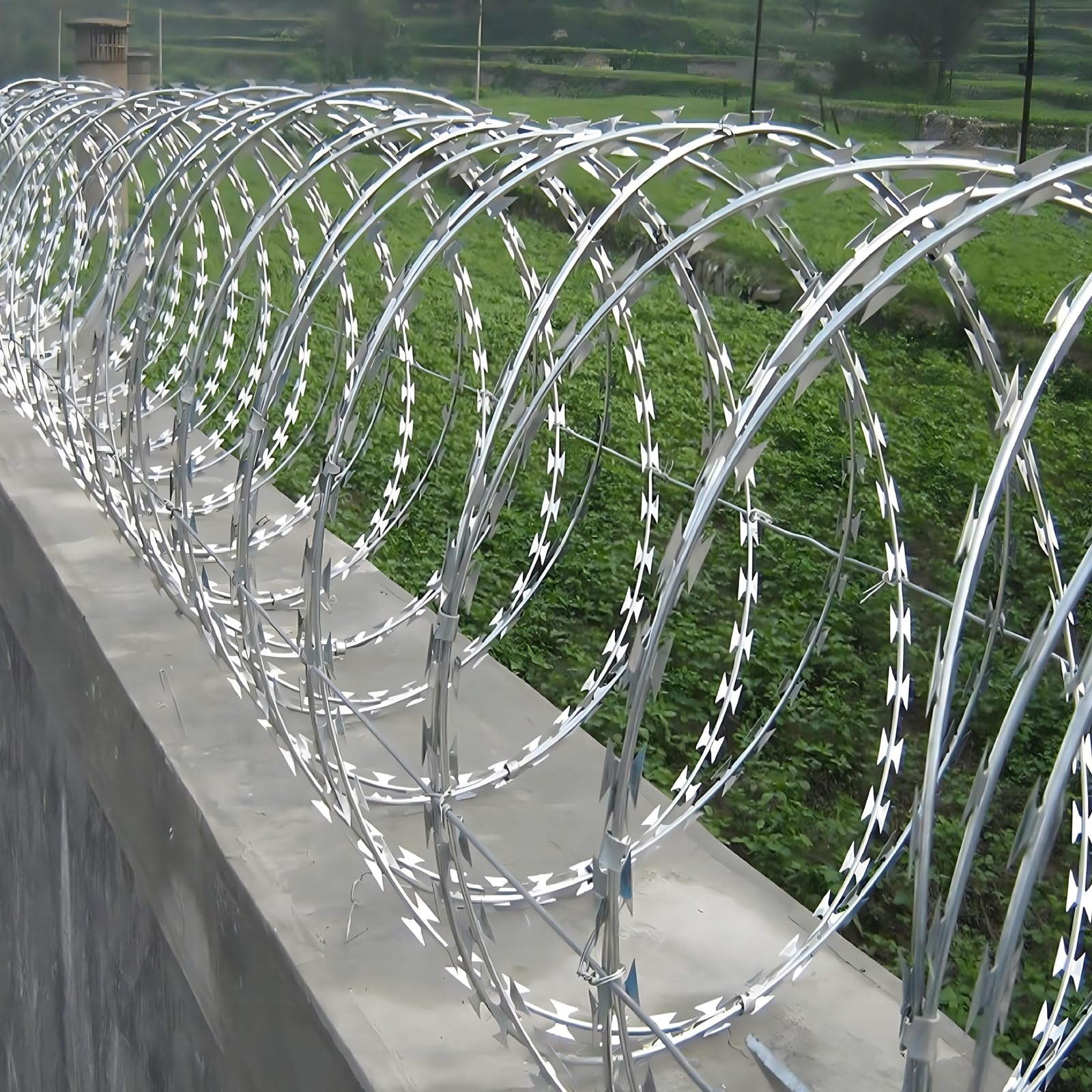 Razor Wires, Double Spiral Razor Barbed Wire,Razor Wire for Wire ...