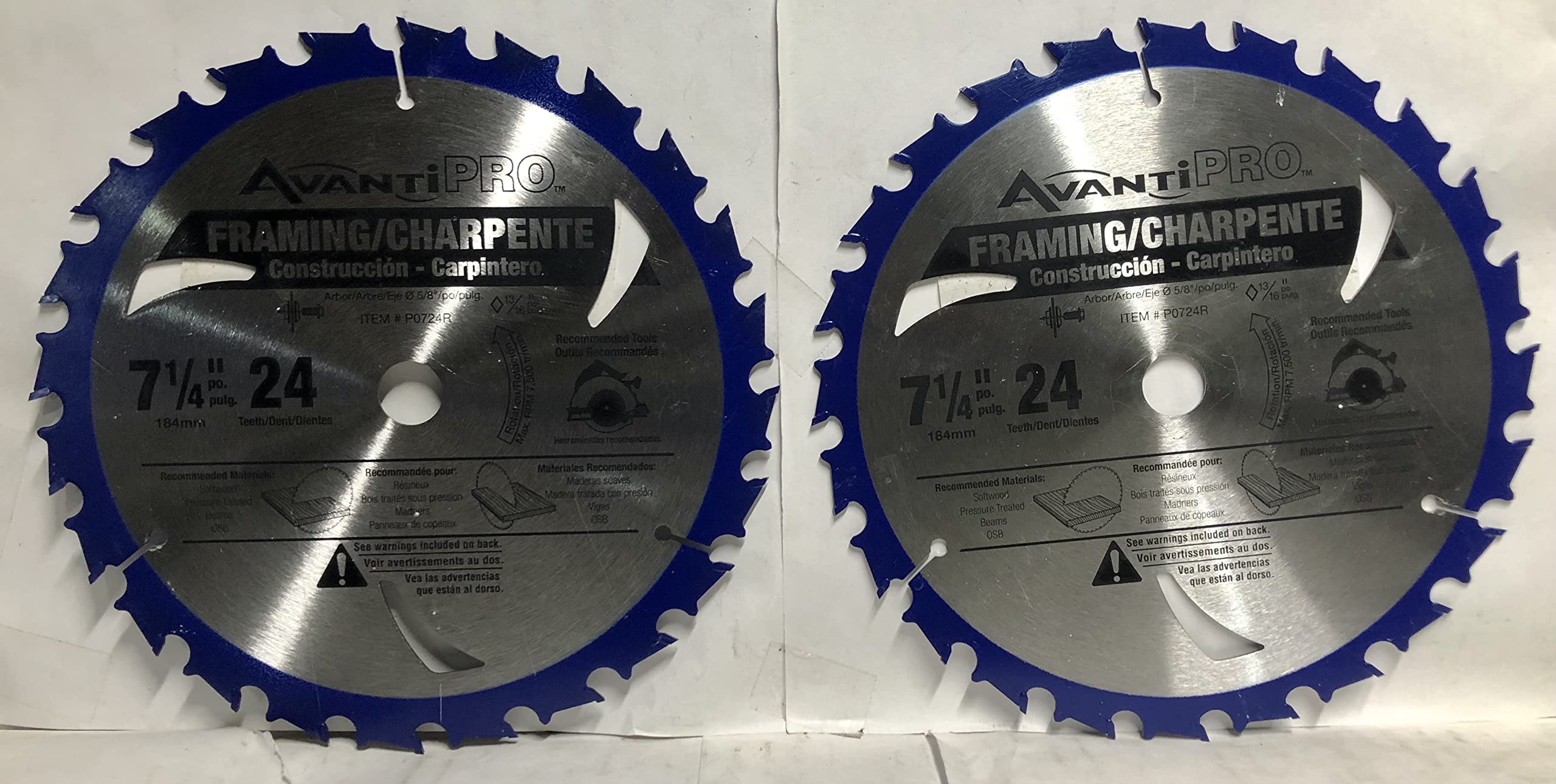 Avanti Pro 7-1/4 in. x 24 Tooth Framing Circular Saw Blade for sale ...