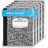 Amazon.com : Tops Composition NoteBooks Wide Ruled 100 Sheets 9 3/4 x 7 ...
