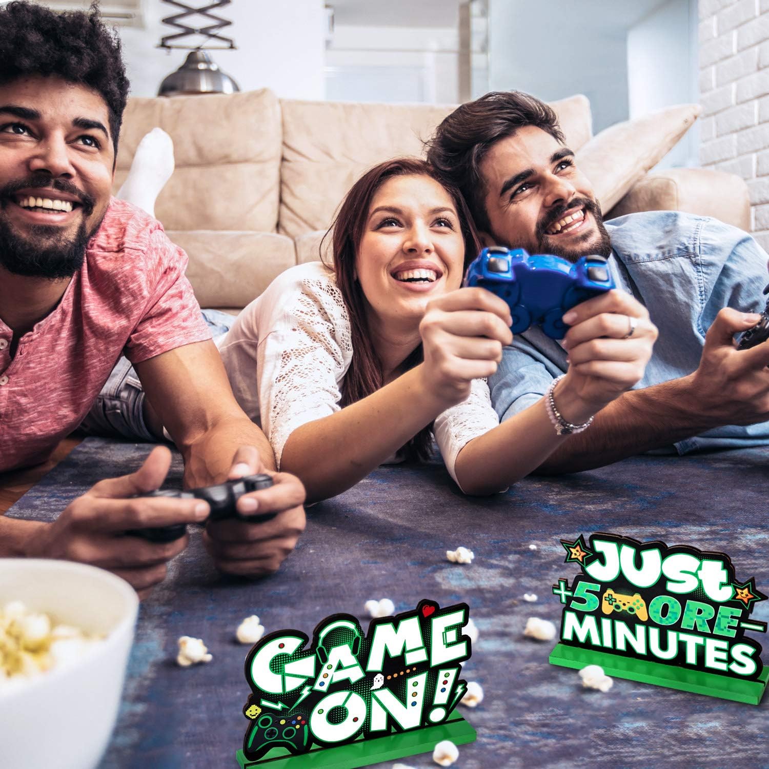 Video Game Table Decorations Pixelated Table Sign Wooden Table ...