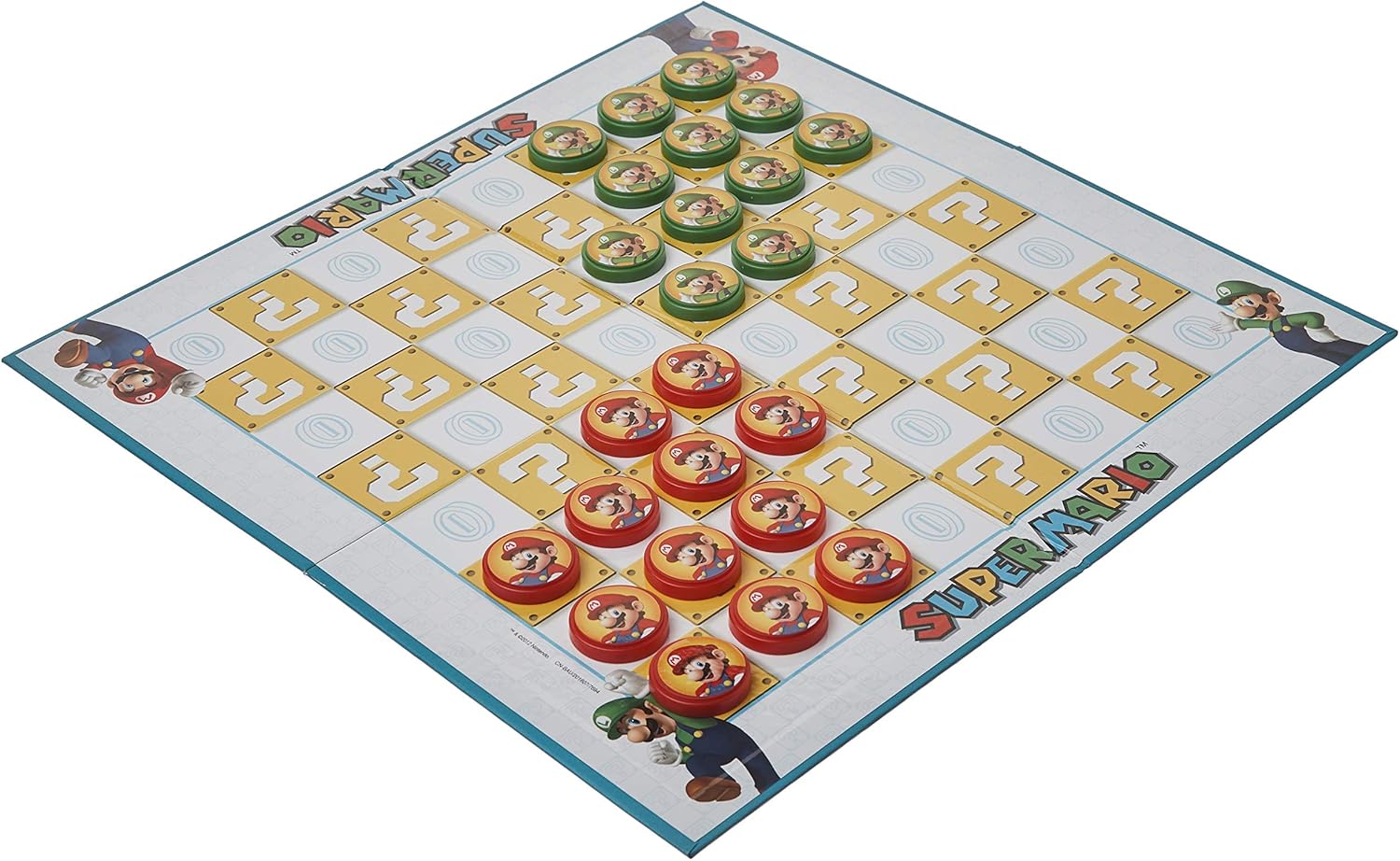 USAopoly USOCK005191 Bros Super Mario Checkers, Mixed Colours – BigaMart