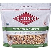 Amazon.com: Diamond of California Shelled Walnut Halves and Pieces, Pre ...
