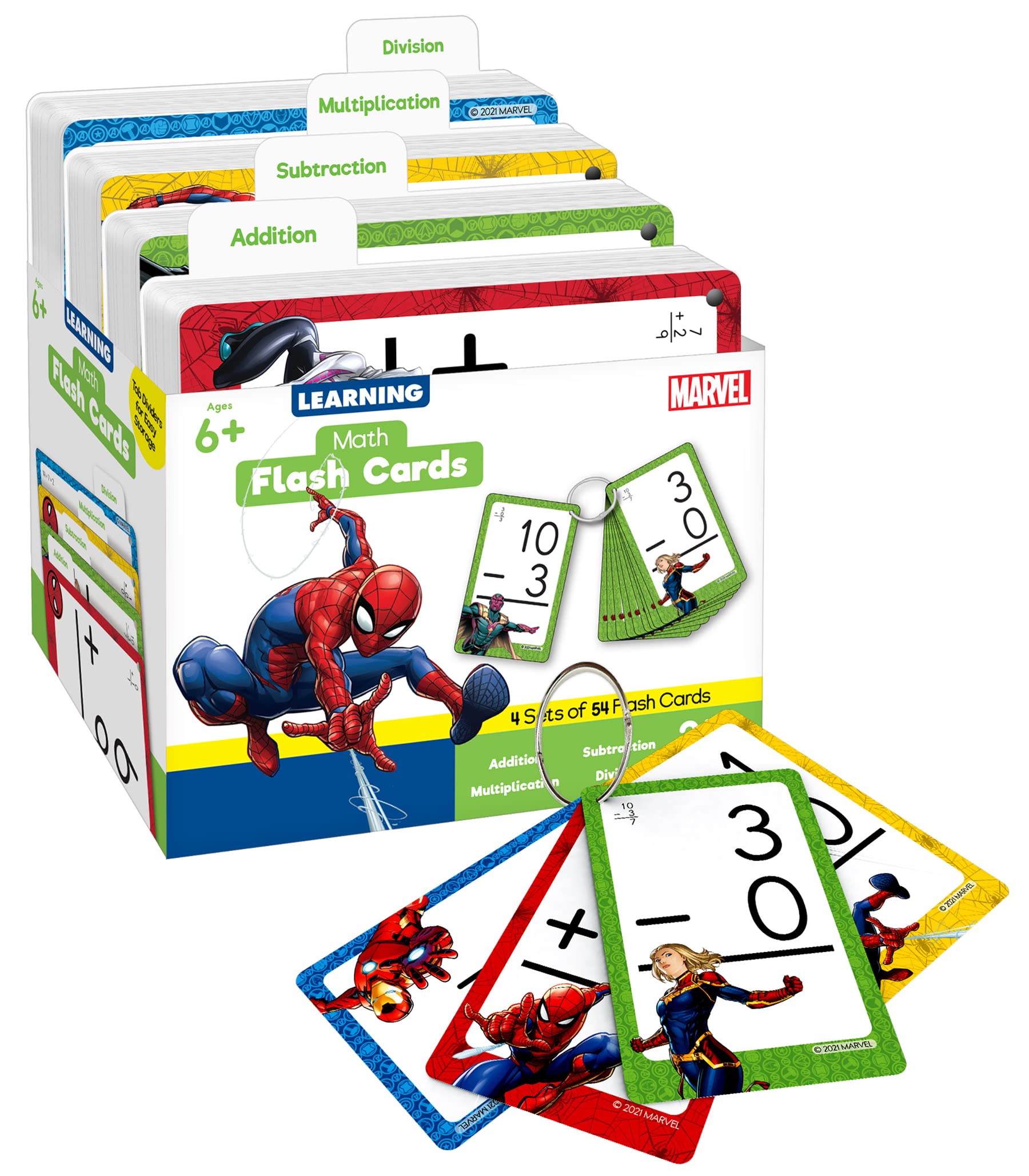 Mua Marvel Math Flash Cards for Kids Ages 4-8, Math Fact Flash Cards ...