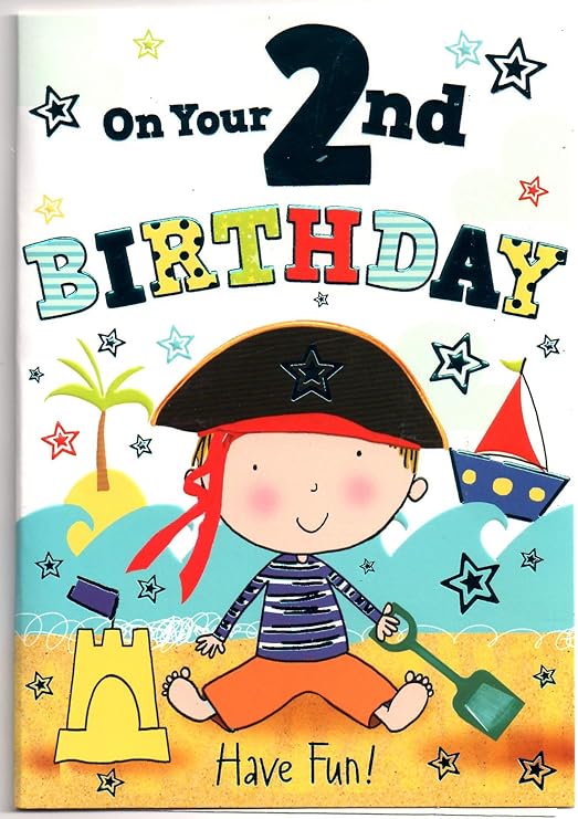 Birthday Card For Two 2 Year Old Boy Free 1st Class Post UK birthday-card-for-two-2-year-old-boy-free-1st-class-post-uk