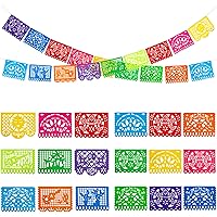 Amazon.com: DomeStar Mexican Party Banners, 2 Sets of 18 Feet Cinco De ...