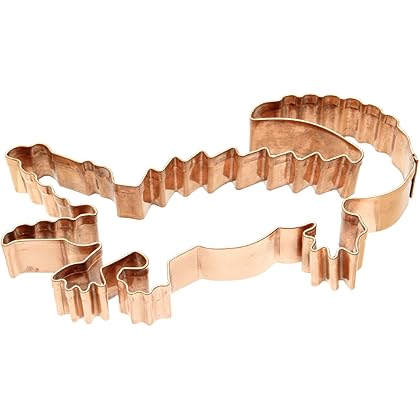 the Old River Road Alligator Shape Cookie Cutter, Copper top Baking ...