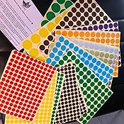 G.F. Gommettes Rondes, Gommettes Enfants, 35 Plaquettes de gommettes ...