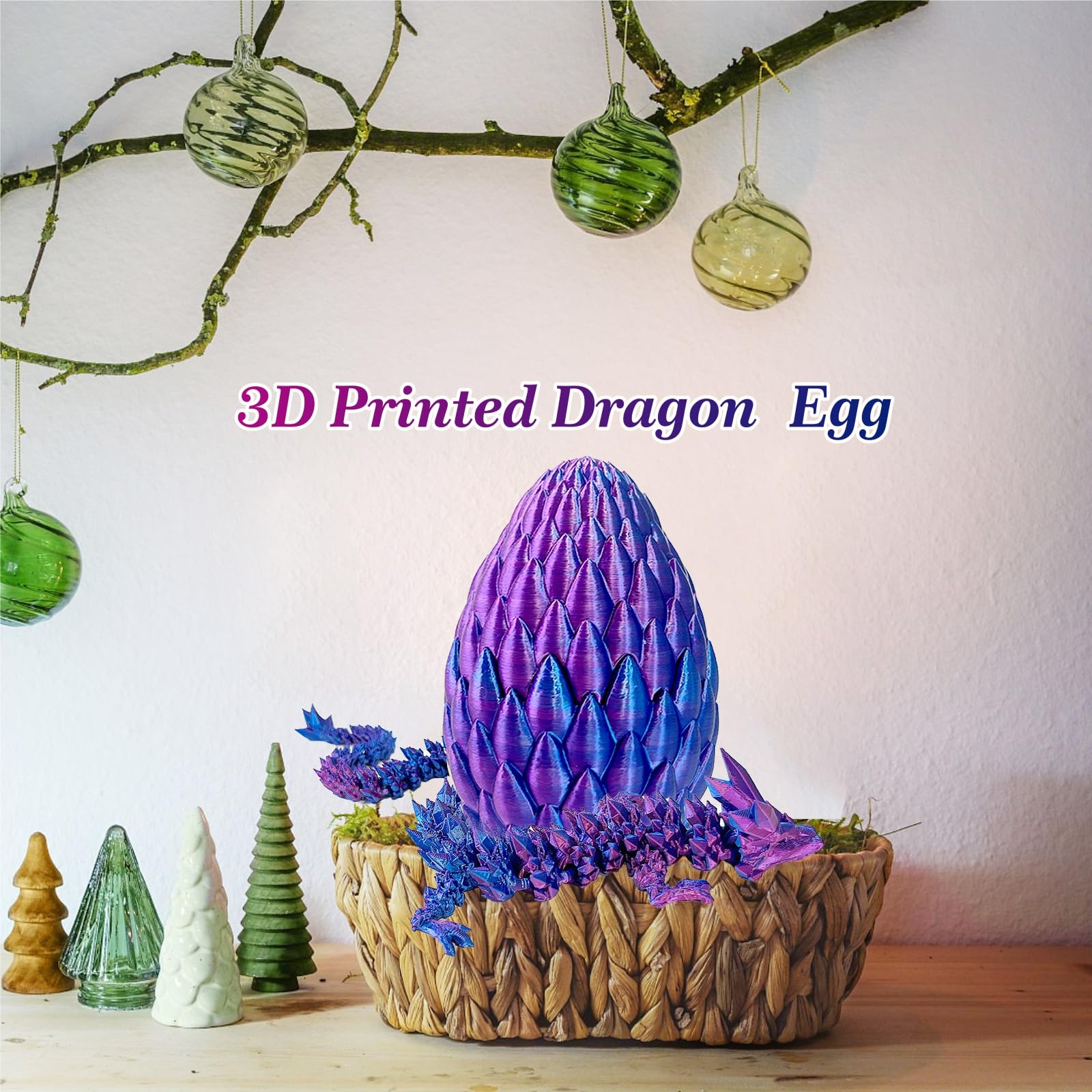 Mua 3D Printed Dragon Egg with Dragon Inside, Easter Eggs Articulated ...