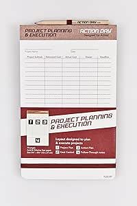 Amazon.com : Action Day - Project Planning & Execution Pad - Size 5 ...