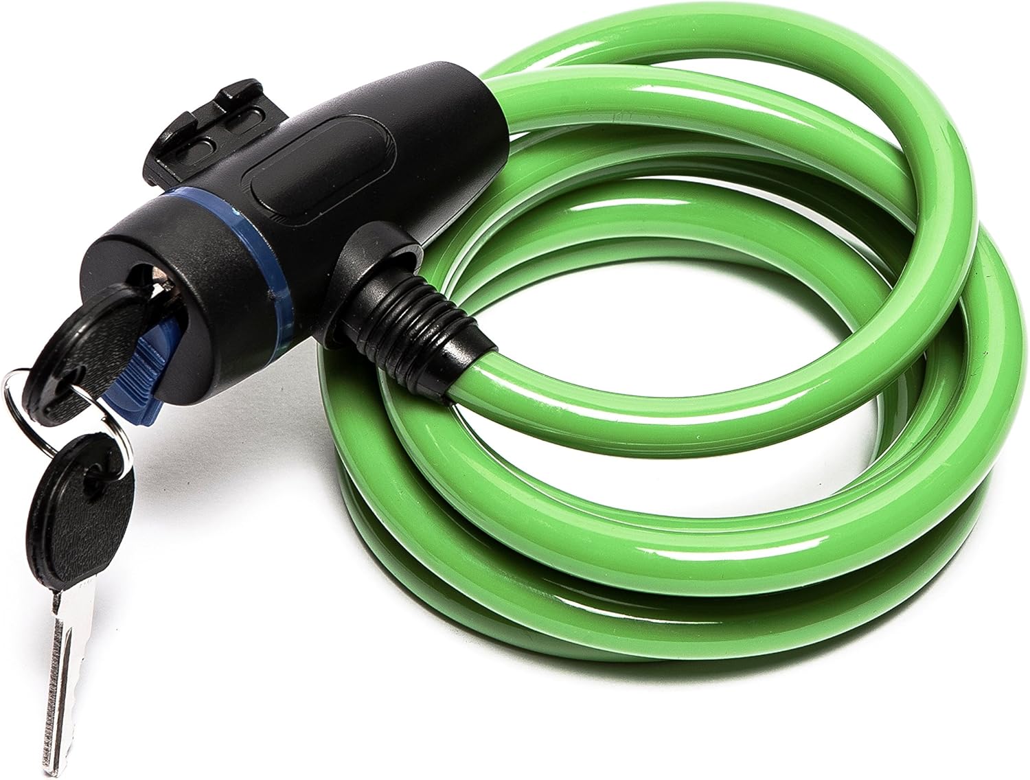 AWE® Bicycle Automatic Spiral Cable Lock 1800mm x 10mm - BigaMart