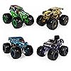 Monster Jam, Official Reveal The Steel 4-Pack of Color-Changing Die ...