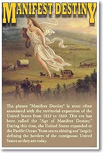 Amazon.com: American History: Manifest Destiny - Classroom Poster ...