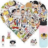 Amazon.com: Bob's Burger Stickers 100pcs Funny Cartoon Waterproof ...