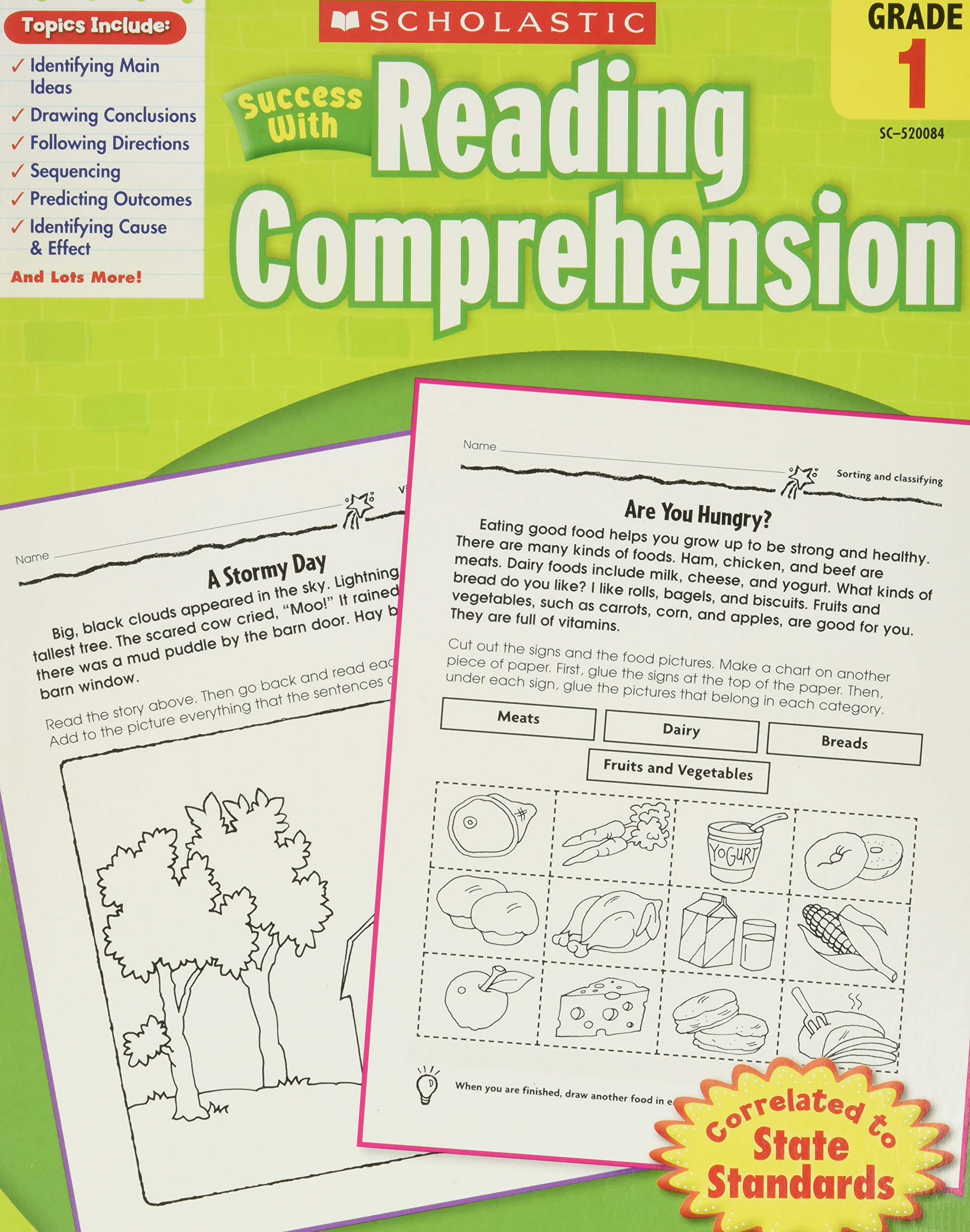 Scholastic Success With Reading Comprehension Grade 1 Workbook Buy Scholastic Success With Reading Comprehension Grade 1 Workbook Buy