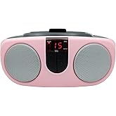 Amazon.com: RCA RCD331BK Portable CD Player with AM/FM Radio - Black ...