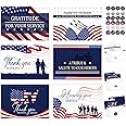 Amazon.com : 24 Pcs Veterans Day Cards with Envelopes: Veteran Thank ...
