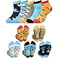 Amazon.com: Silicherry 5 Pairs Duck Socks for Men Fun Ankle Dress Socks ...