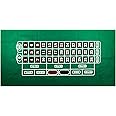 Amazon.com: Yuanhe Roulette Table Felt Layout - 36" x 72" Rectangle Las ...