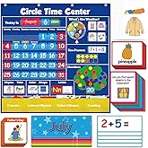 Amazon.com: Circle Time Learning Center Pocket Chart, Teaching Shape ...