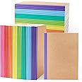 Amazon.com : feela 80 Pack Composition Notebooks Bulk, Kraft Cover ...