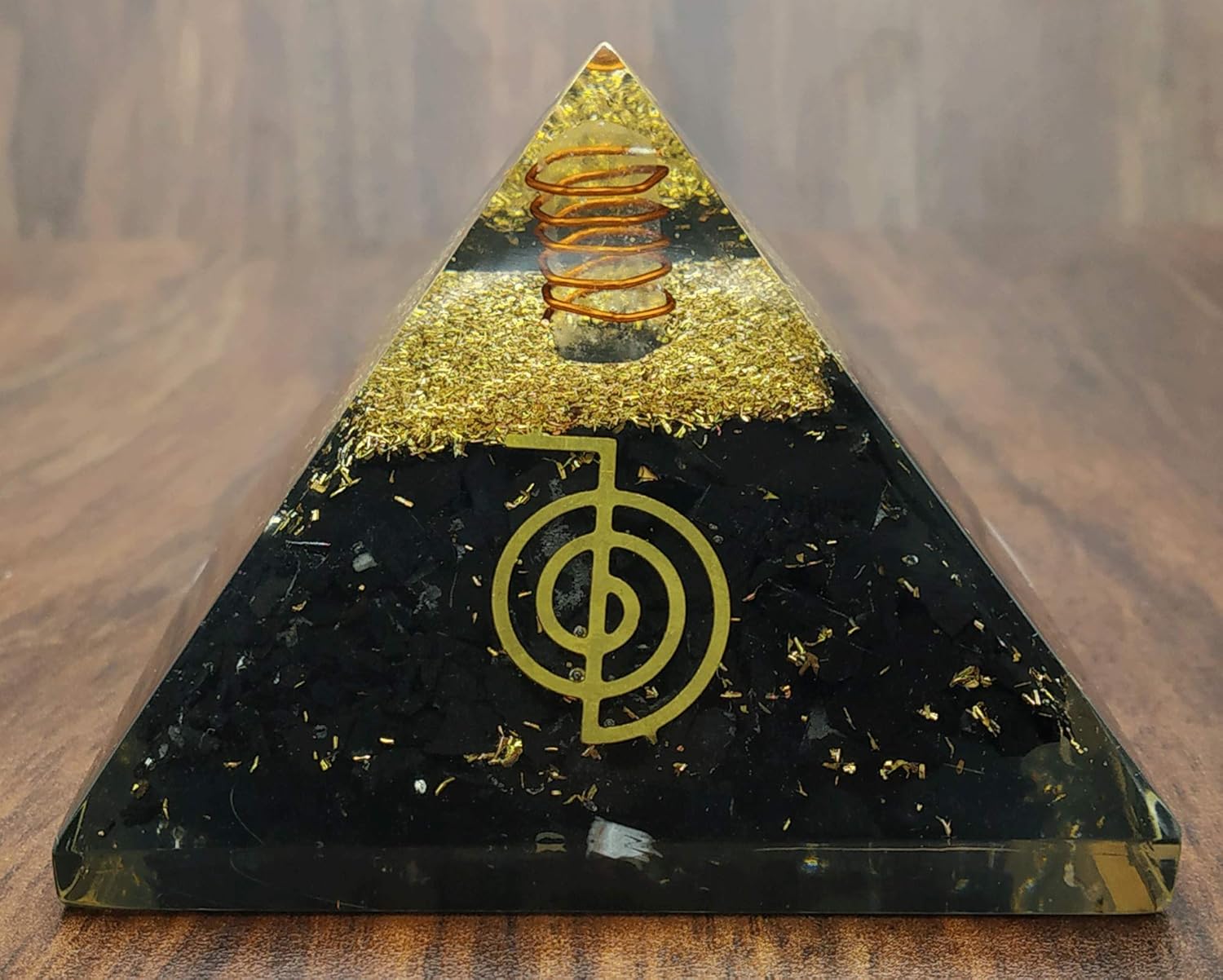 NewAgeHealings Shungite Crystal Orgonite Pyramids with Cho Ku Rei ...
