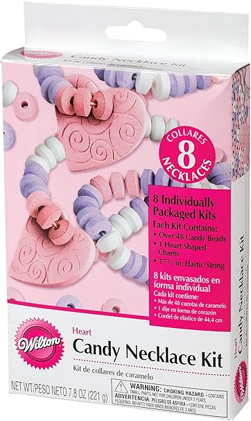 Amazon.com: Wilton Valentine Candy Necklace Kit: Candy Making Molds ...