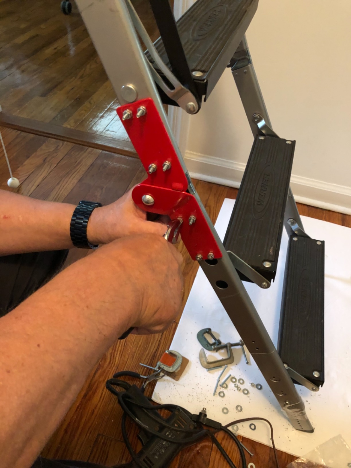 $8/mo - Finance Aluminum Step Ladder Hinge Replacement Kit Herringbone ...