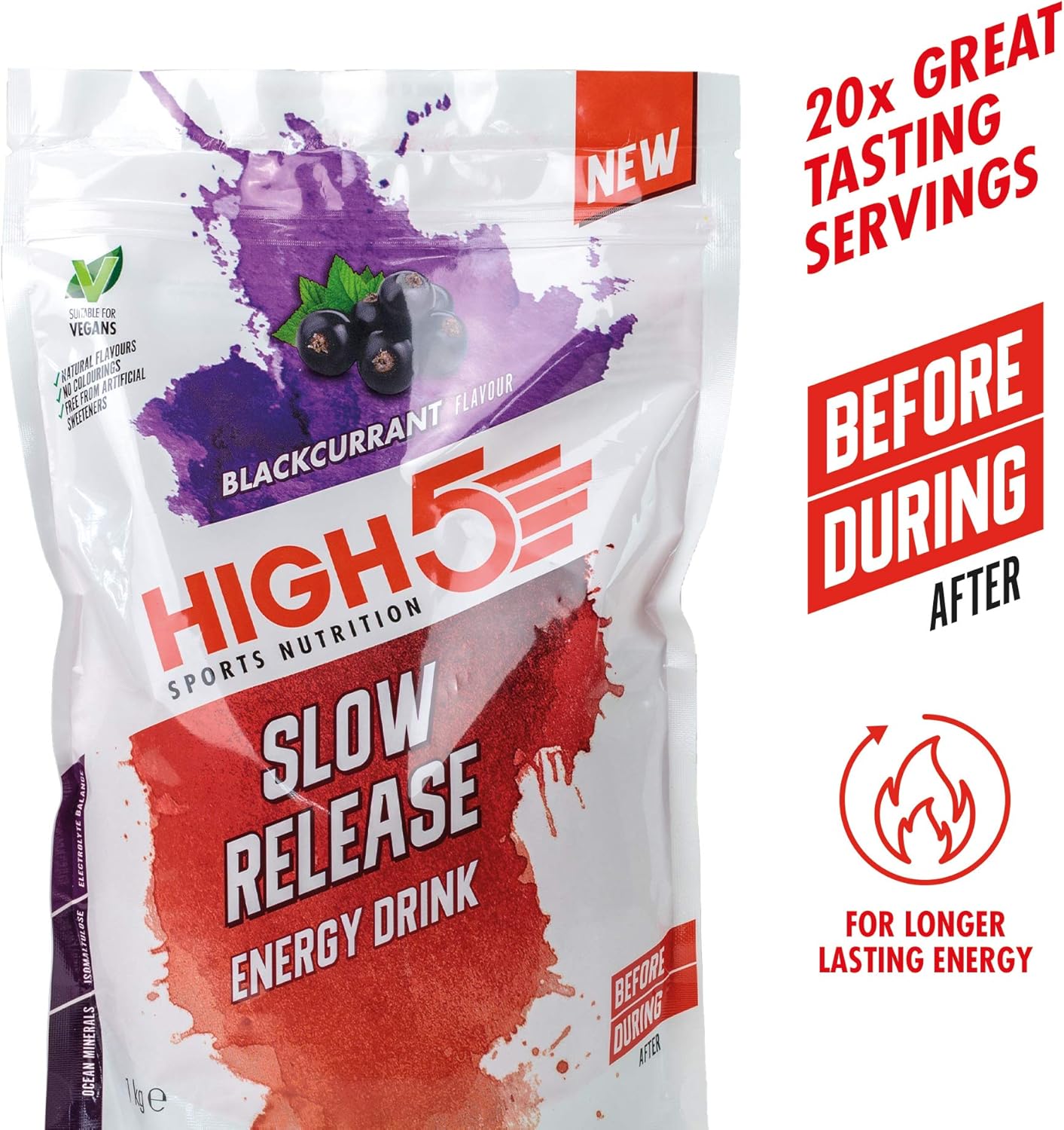 HIGH5 Slow Release Energy Drink | Low Gi Sports Drink | Enhanced with ...