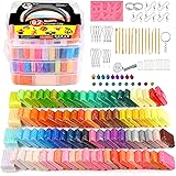 Amazon.com: Polymer Clay Starter Kit, Oven Bake Modeling Clay with ...