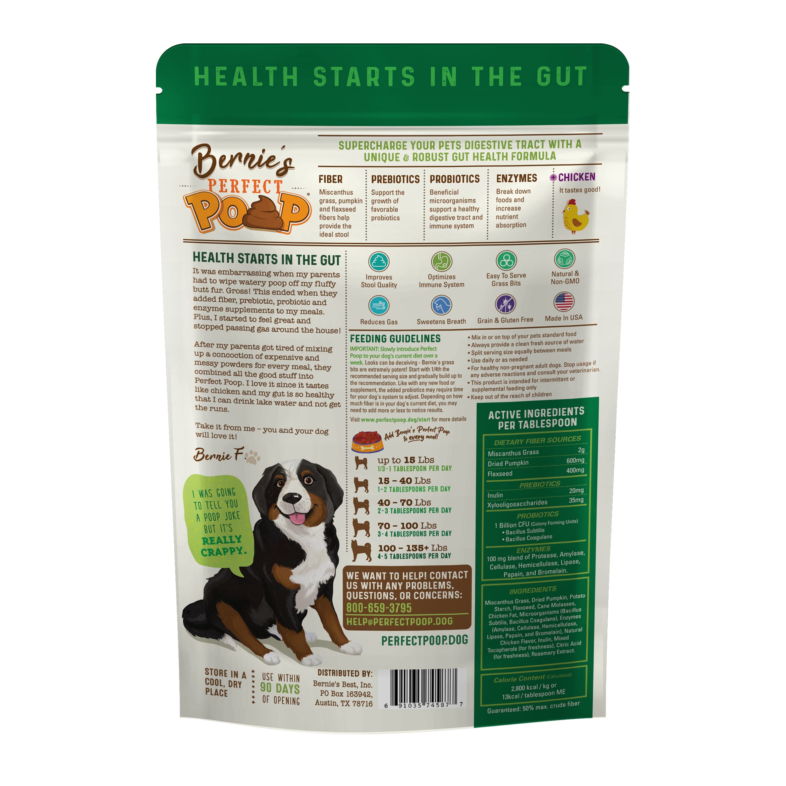 Mua Perfect Poop Digestion & Health Supplement for Dogs: Fiber ...