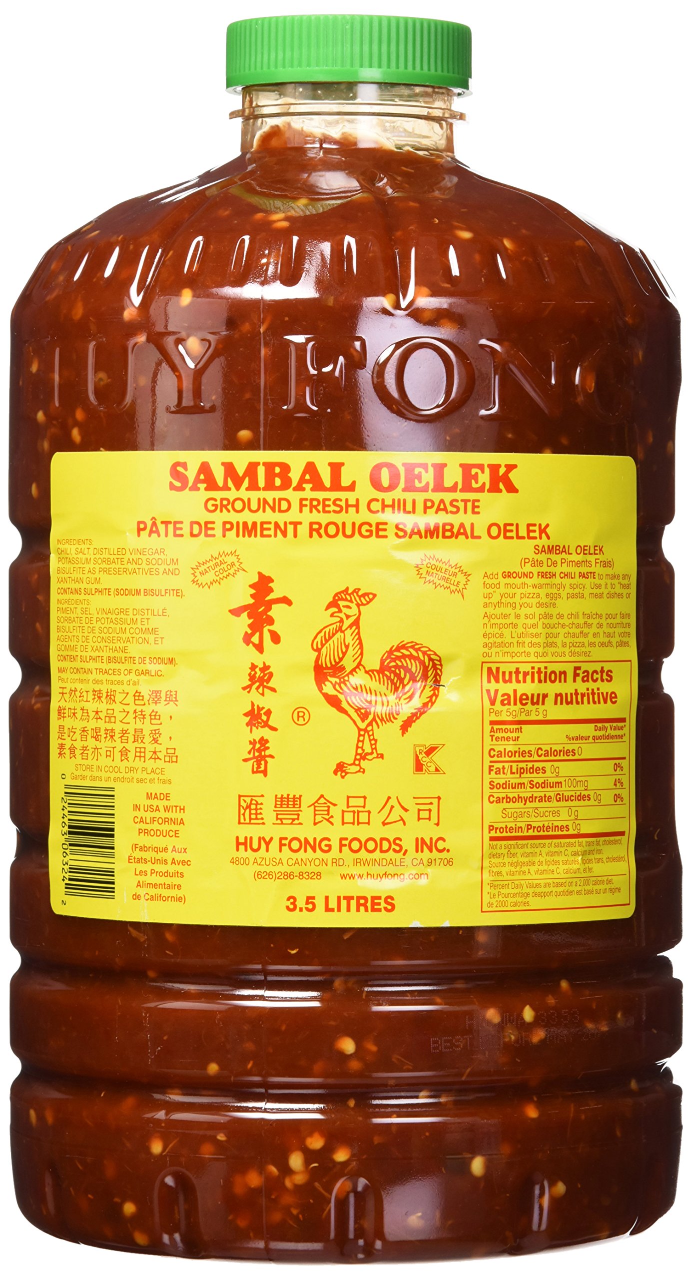 Amazon.com : Huy Fong Chili Garlic Sauce, 8.50 Pound : Grocery ...