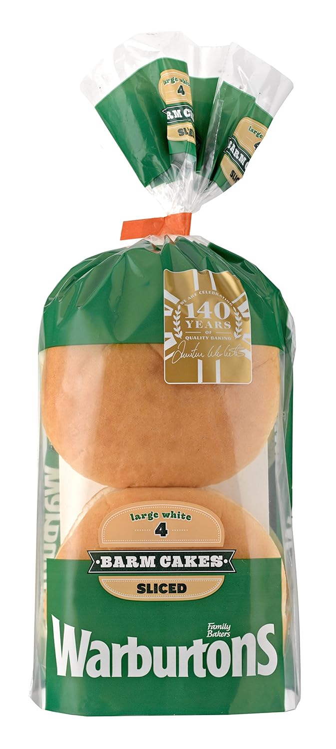 Warburtons 4 Large White Rolls: Amazon.co.uk: Grocery