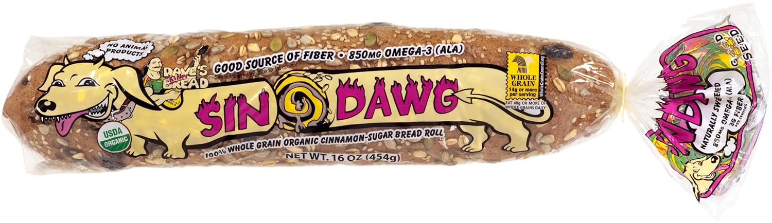 Dave's Killer Bread, Sin Dawg, Organic, 16 oz: Amazon.com: Grocery ...