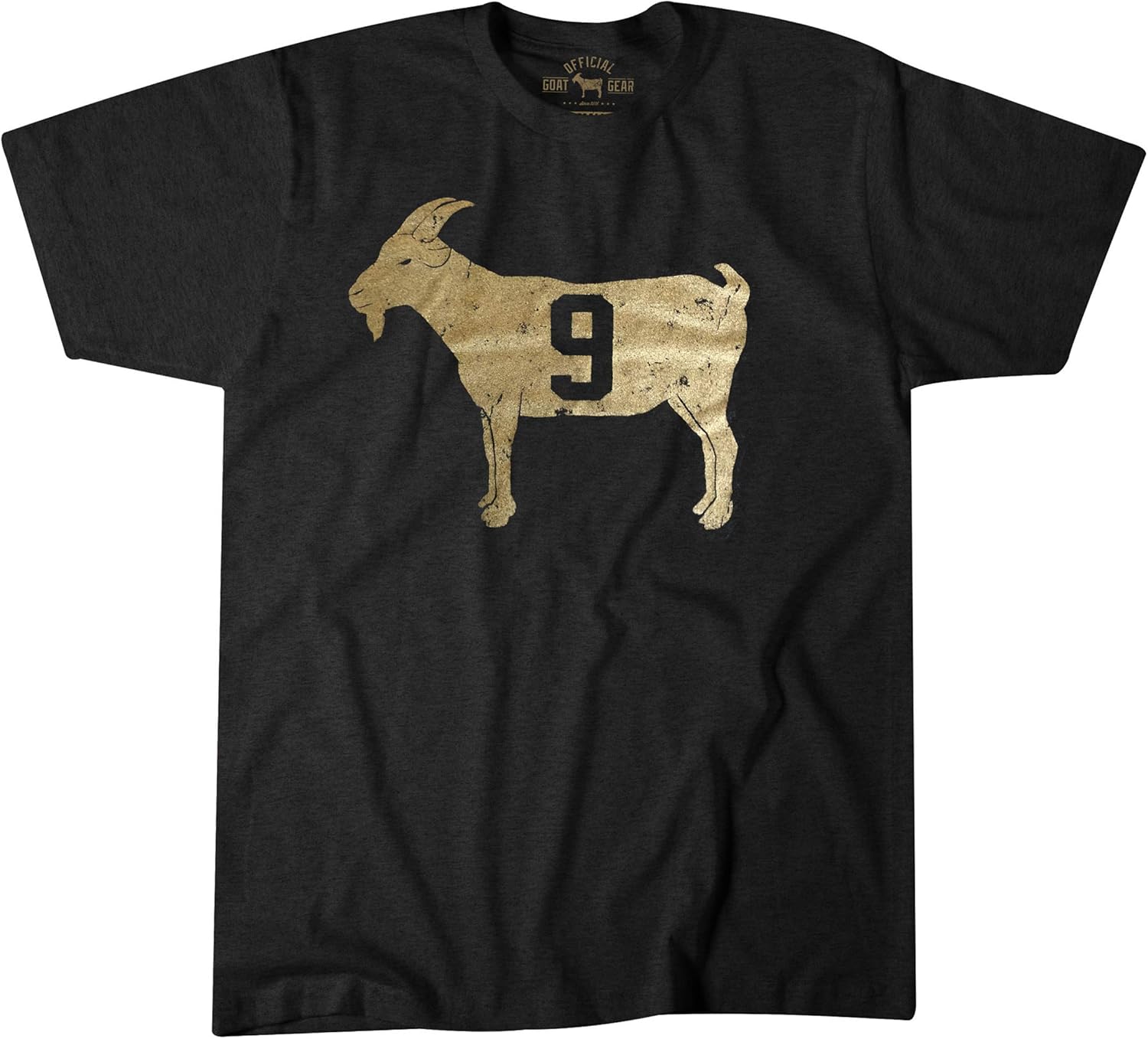 Amazon.com: Official Goat Gear - Goat 9 - Vintage Brees T-Shirt - Black ...