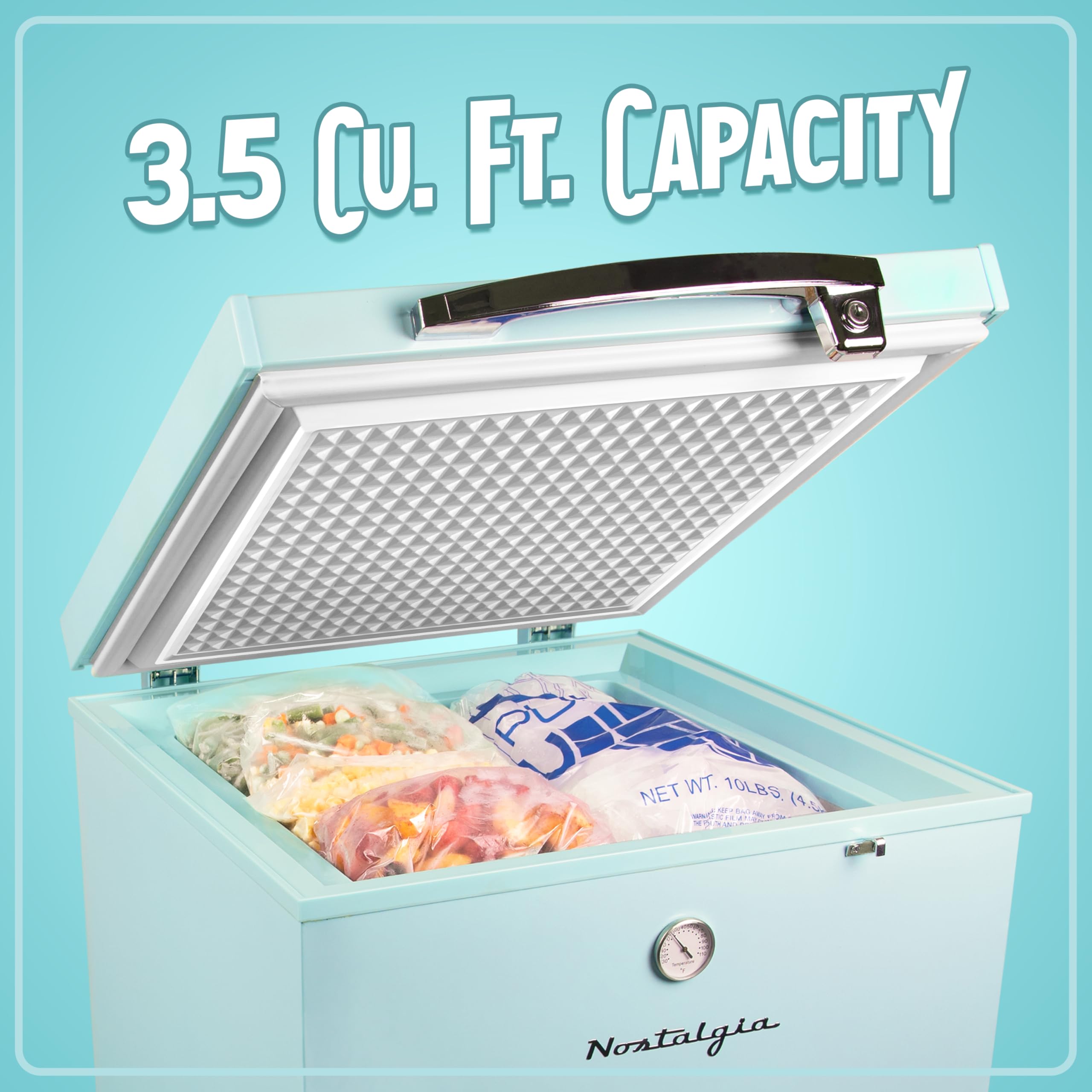 Mua Nostalgia Classic Retro 3.5 Cu.Ft. Chest Freezer and Refrigerator ...
