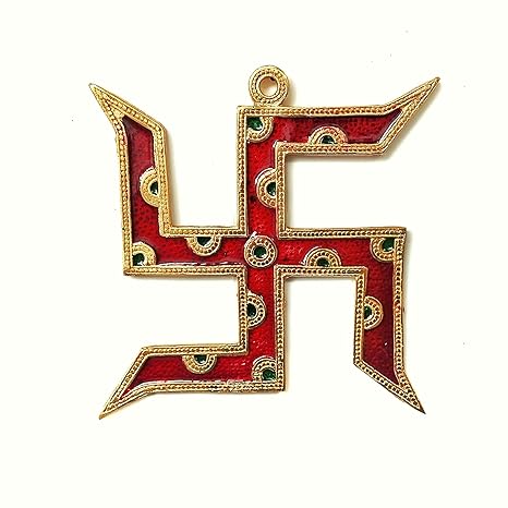 Buy Decocracy Swastik Symbol for Home Big Size 7 Inch, Metal - Swastik ...